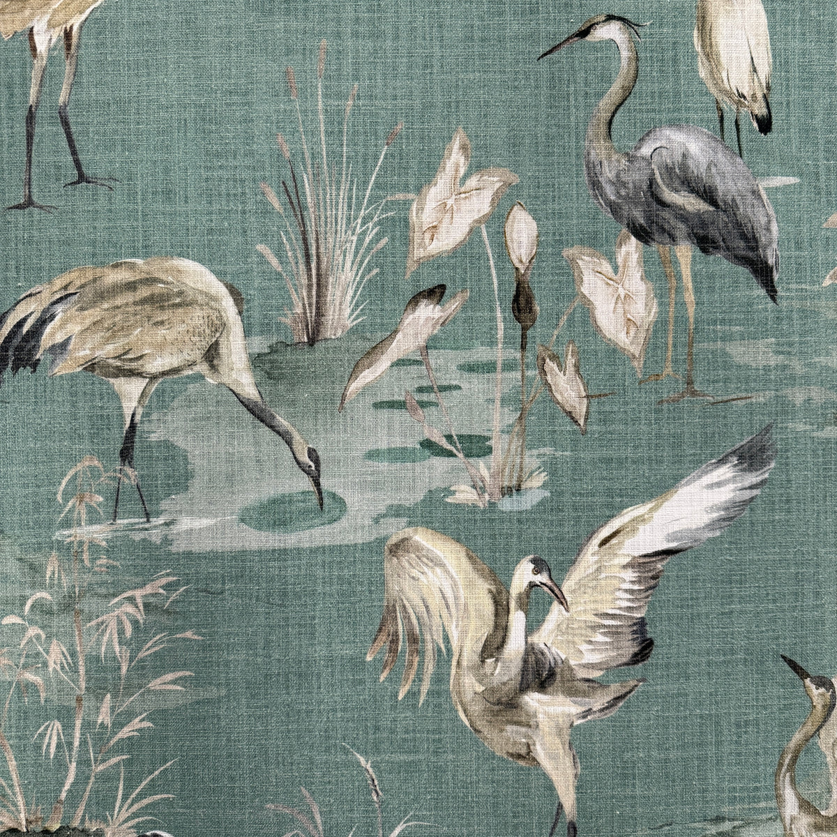 Hamilton Aviary Nile Designer Home Decor Fabric Custom Upholstery ...