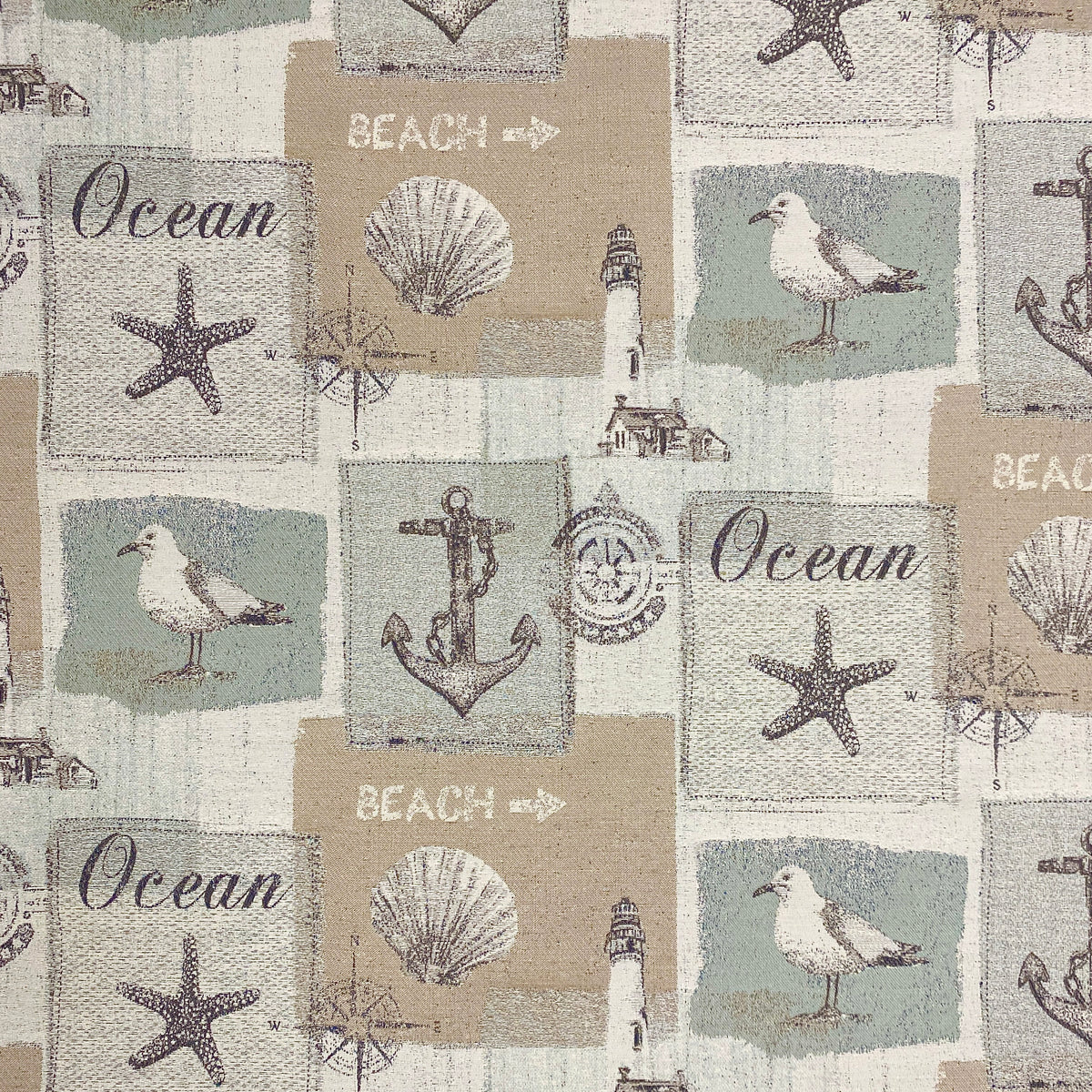 Golding Gulls Point Seaspray Designer Home Decor Fabrics Upholstery ...