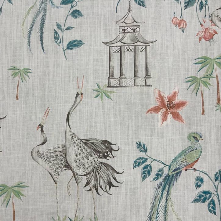 Trevi Let it Crane Coral – Fabric Showcase